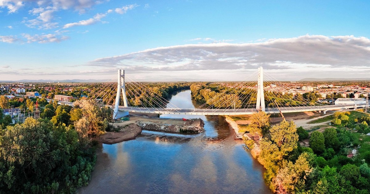 The most spectacular bridge in the northwest of Romania, completed in ...