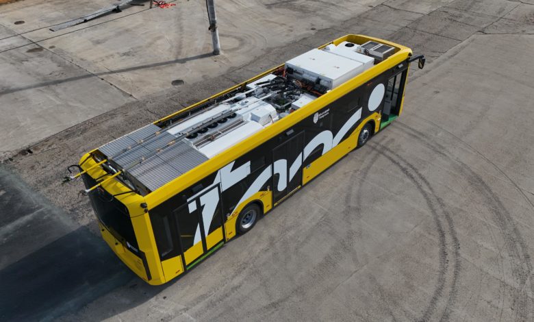 Timișoara received the first electric tram from the 33rd lot with which ...