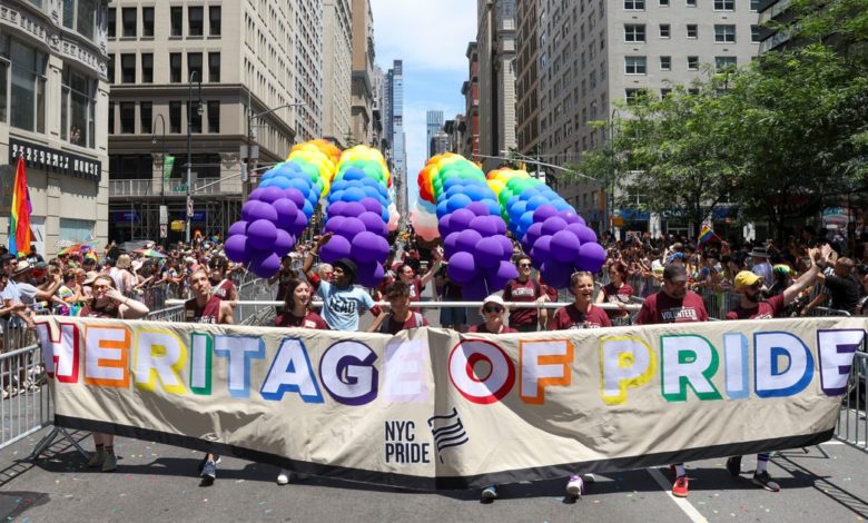 The largest equality parade in the USA on the streets of New York ...