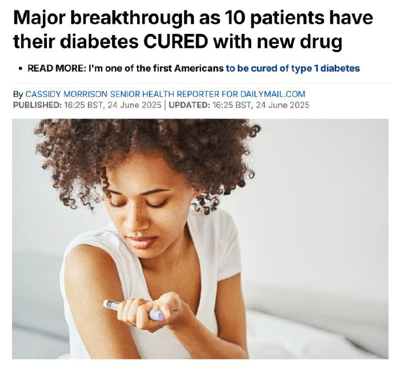 Scientists have won type 1 diabetes: the new drug helped 10 of 12 ...