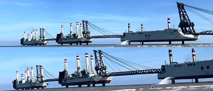The “Shuiqiao” landing barges could allow the Chinese army to bypass ...