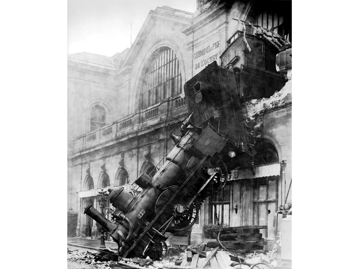 October 22: Spectacular accident at a Paris station in 1895. A train ...