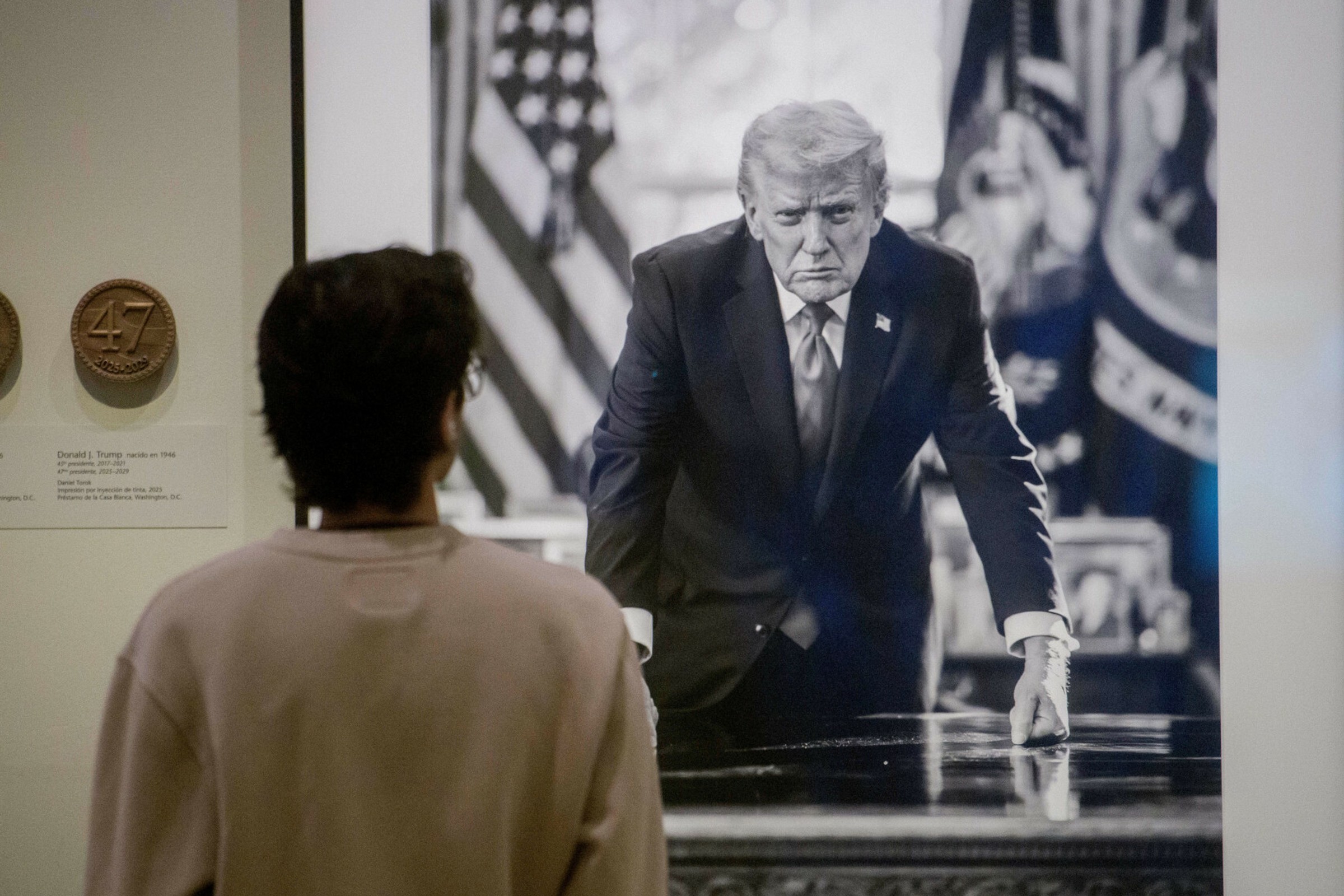 A new portrait of Donald Trump in Washington. References to ...